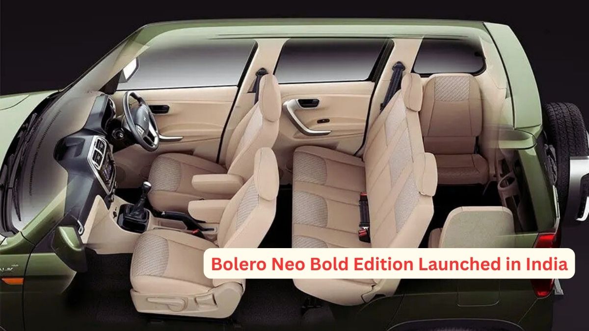 Bolero Neo Bold Edition Launched in India नव्या अवतारात बोलेरो नियो बोल्ड एडिशन